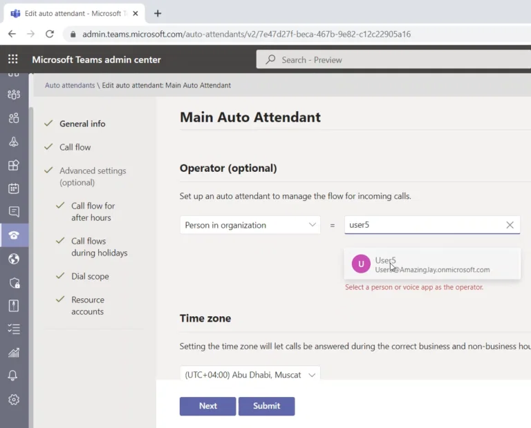 Teams’ Call Queues and Auto Attendants – Adding an operator to the Auto ...